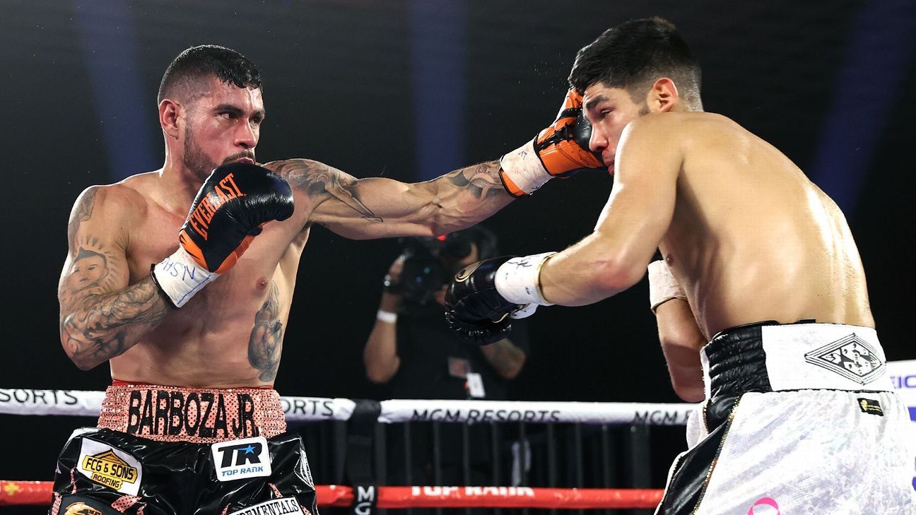 Arnold Barboza Jr. ganó dura batalla a Alex Saucedo en Las Vegas - ESPN