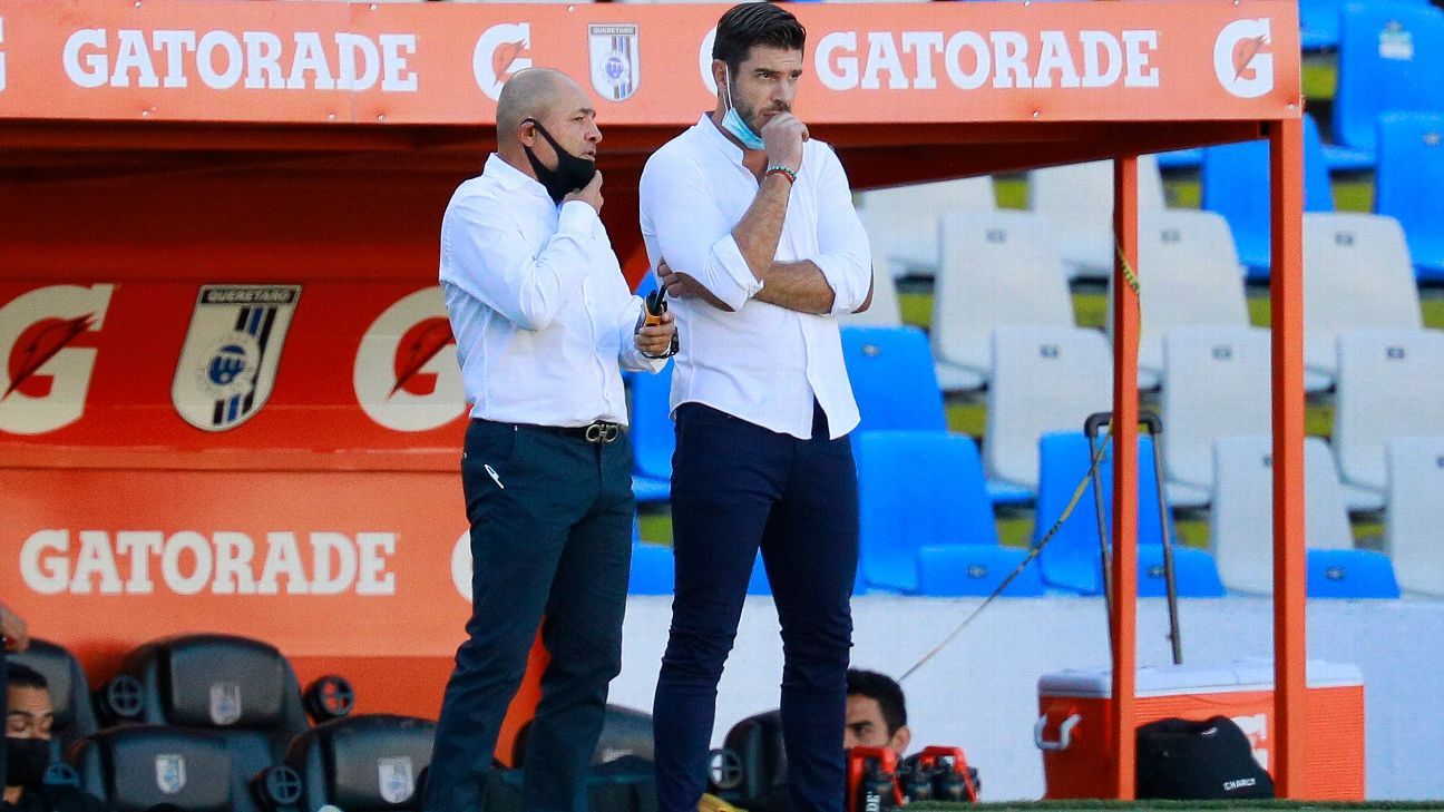 Alex Diego deja de ser técnico de Querétaro - ESPN