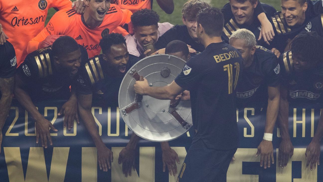 Captain America to the rescue! Philadelphia Union celebrate with fake ...