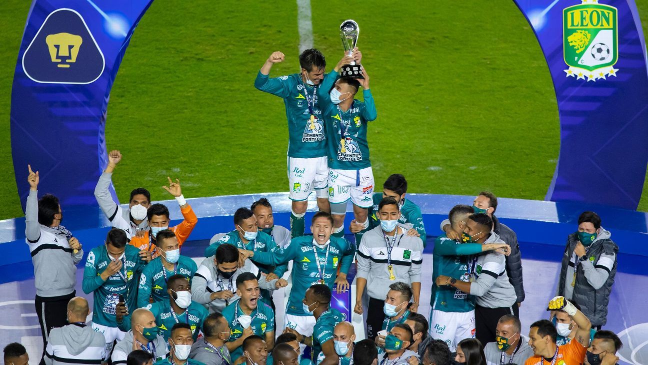 León alcanza a Cruz Azul con ocho títulos de Liga MX - ESPN