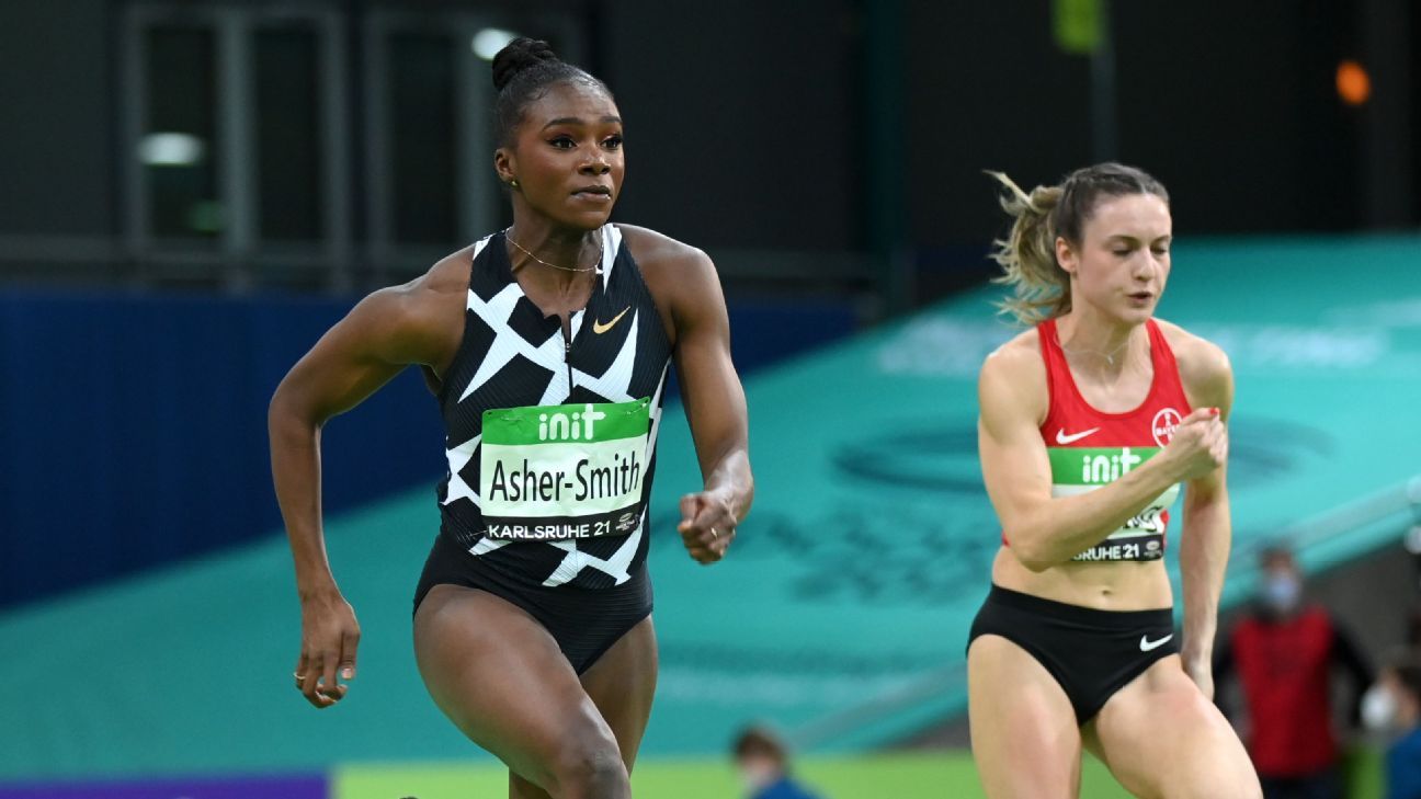 Asher-Smith returns to competitive action with personal best 60m win - ESPN