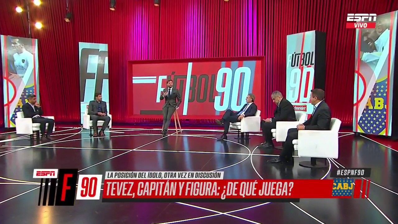 ESPN F90: ¿Carlos Tevez debe ocupar en Boca Juniors la misma posición ...