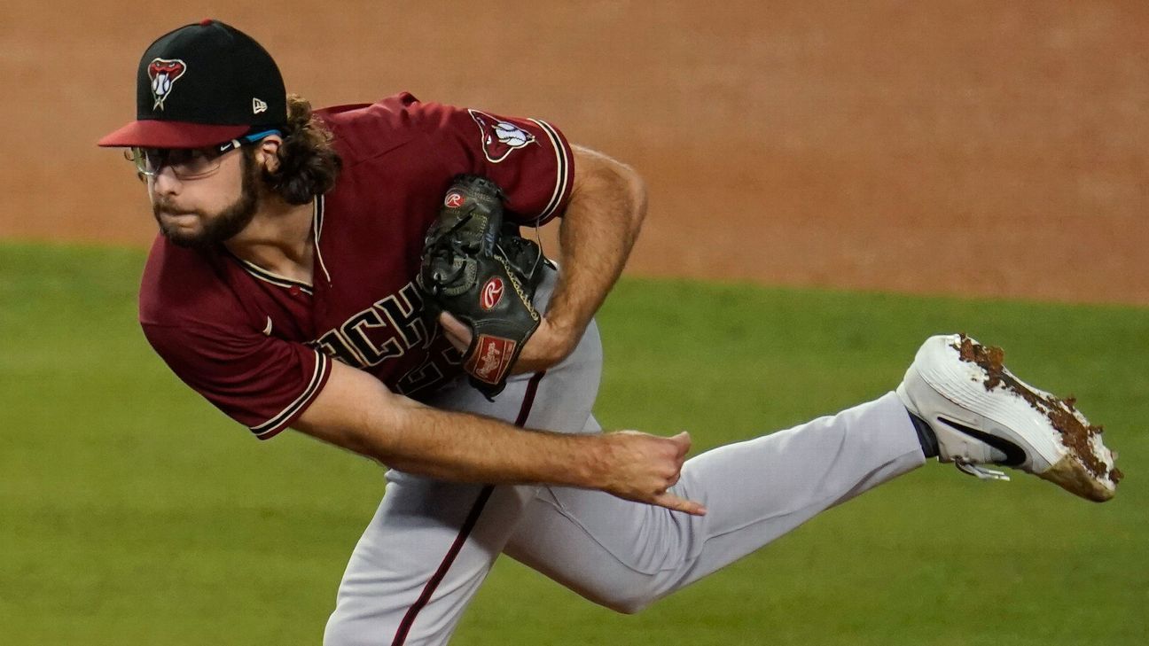 Zac Gallen, pitcher de Diamondbacks, tiene leve fractura en antebrazo ...