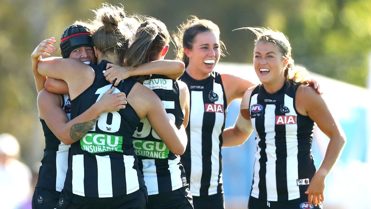 Magpies snatch AFLW qualifying final win - ESPN