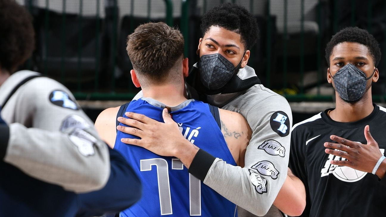 El espectáculo de Luka Doncic nubla reaparición de Anthony Davis - ESPN