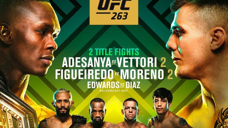 UFC 263 AO VIVO! Siga TUDO das disputas de cinturões de Deiveson e ...