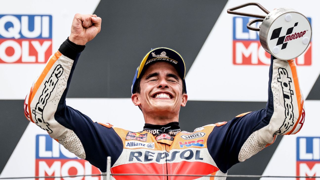 Marquez back to winning ways after 581 days with Germany triumph - ESPN