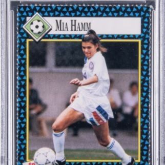 Mia Hamm rookie card sells for $34,440, a record for a female athlete ...