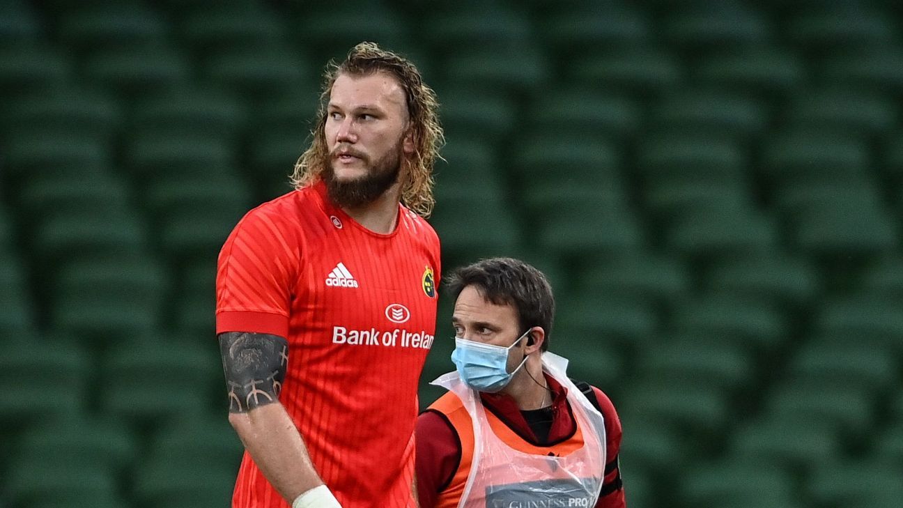 Springboks lock RG Snyman undergoes surgery for fire pit burns - ESPN