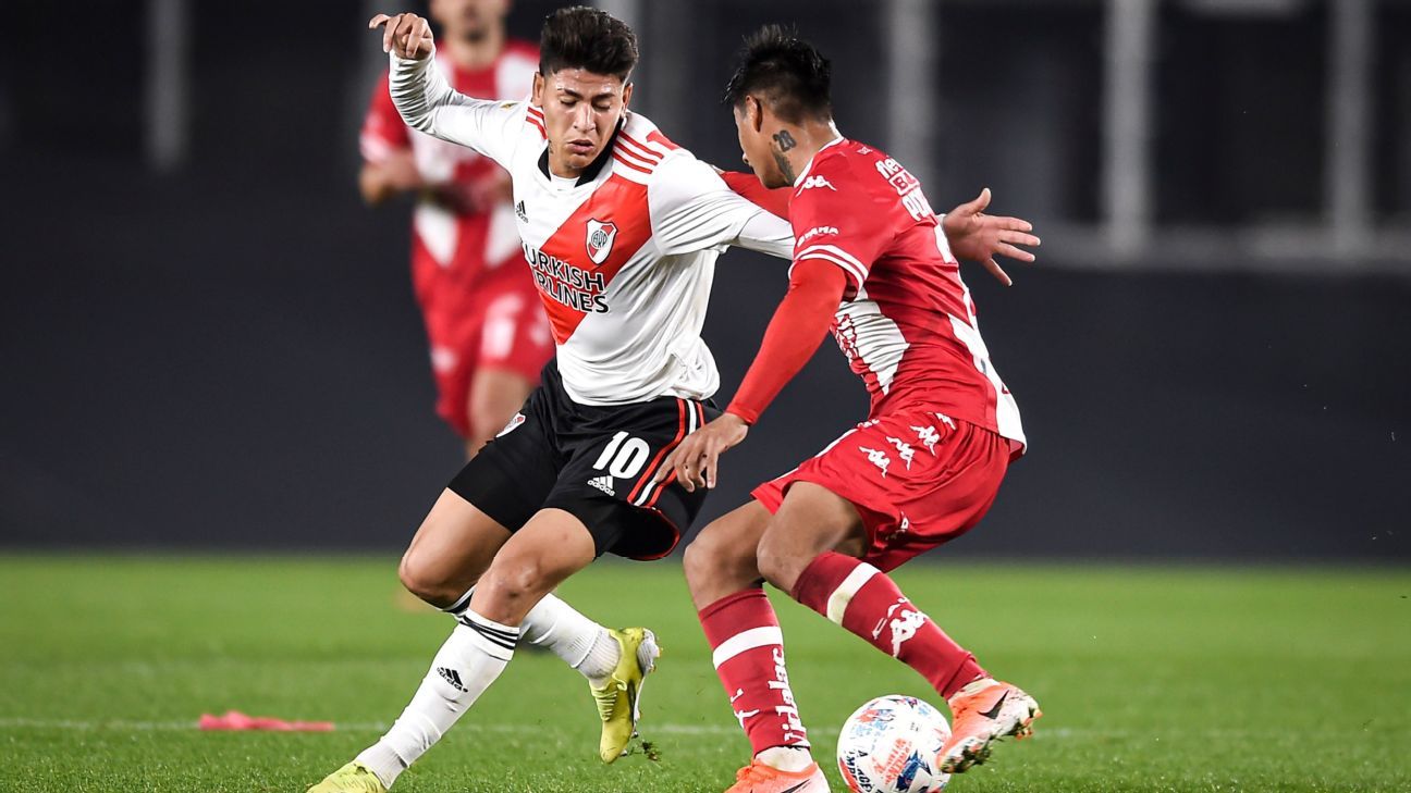 Carrascal se adapta en el 4-4-2 de Gallardo para este arranque de ...