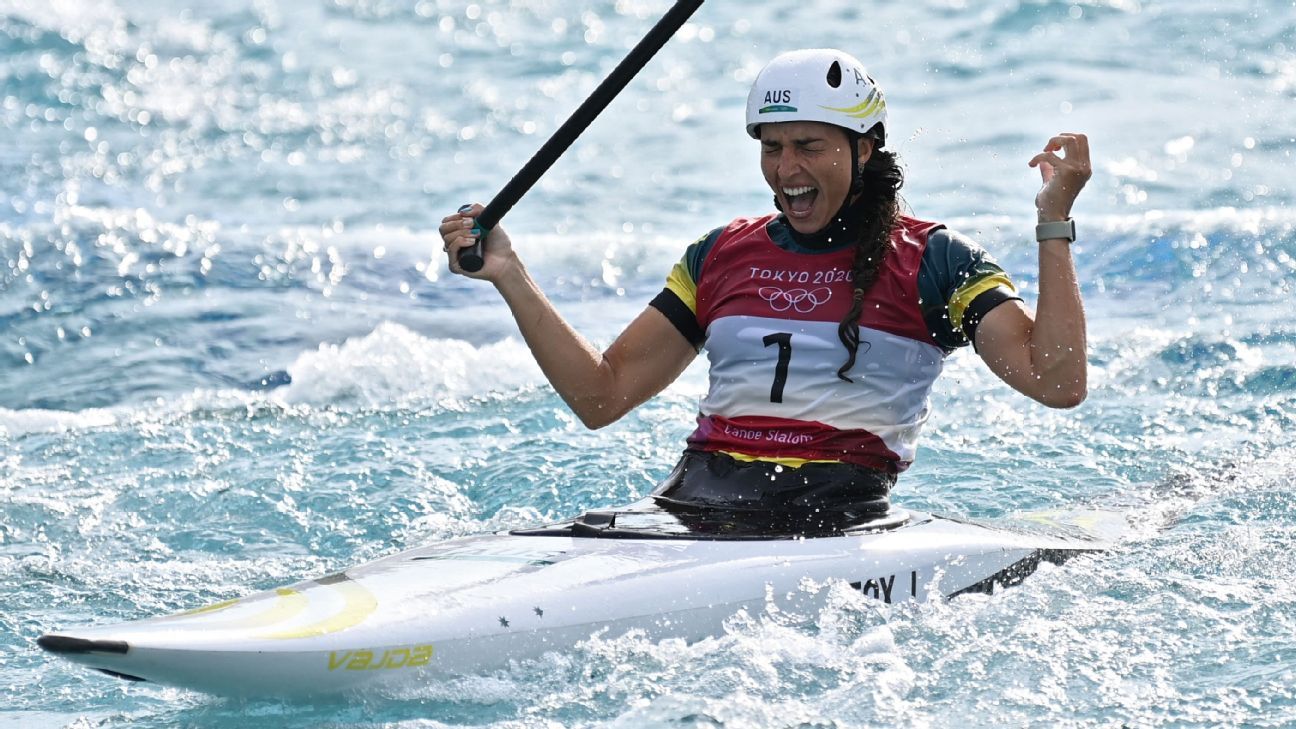 Tokyo Olympics Australias Jess Fox Makes History Winning C1 Gold Espn
