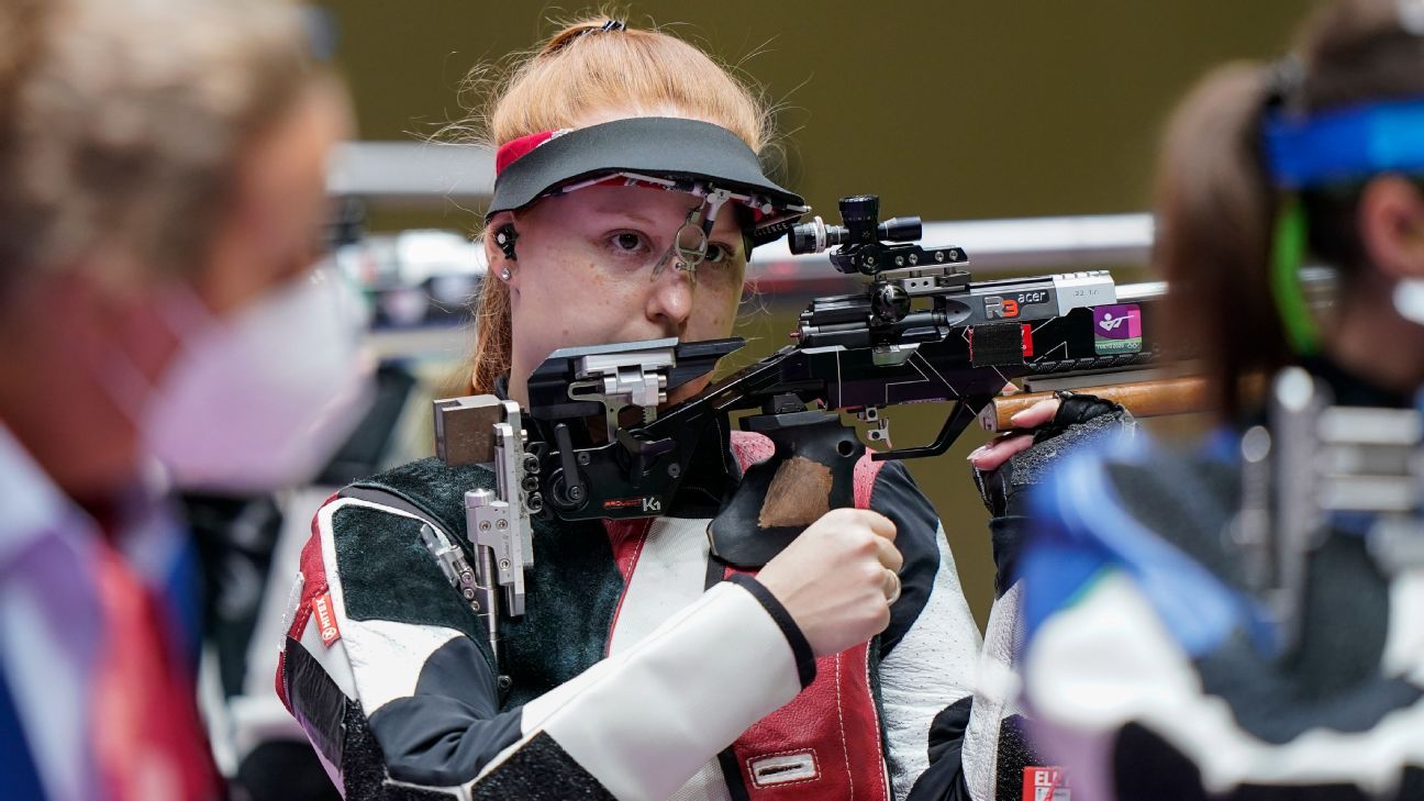 Switzerland's Nina Christen wins 50-meter 3-position rifle gold - ESPN