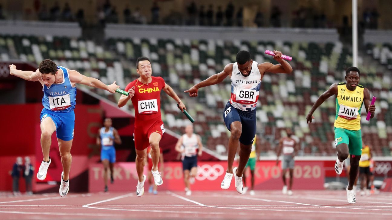 Itália surpreende e vence por um centésimo no 4x100 masculino; Jamaica ...