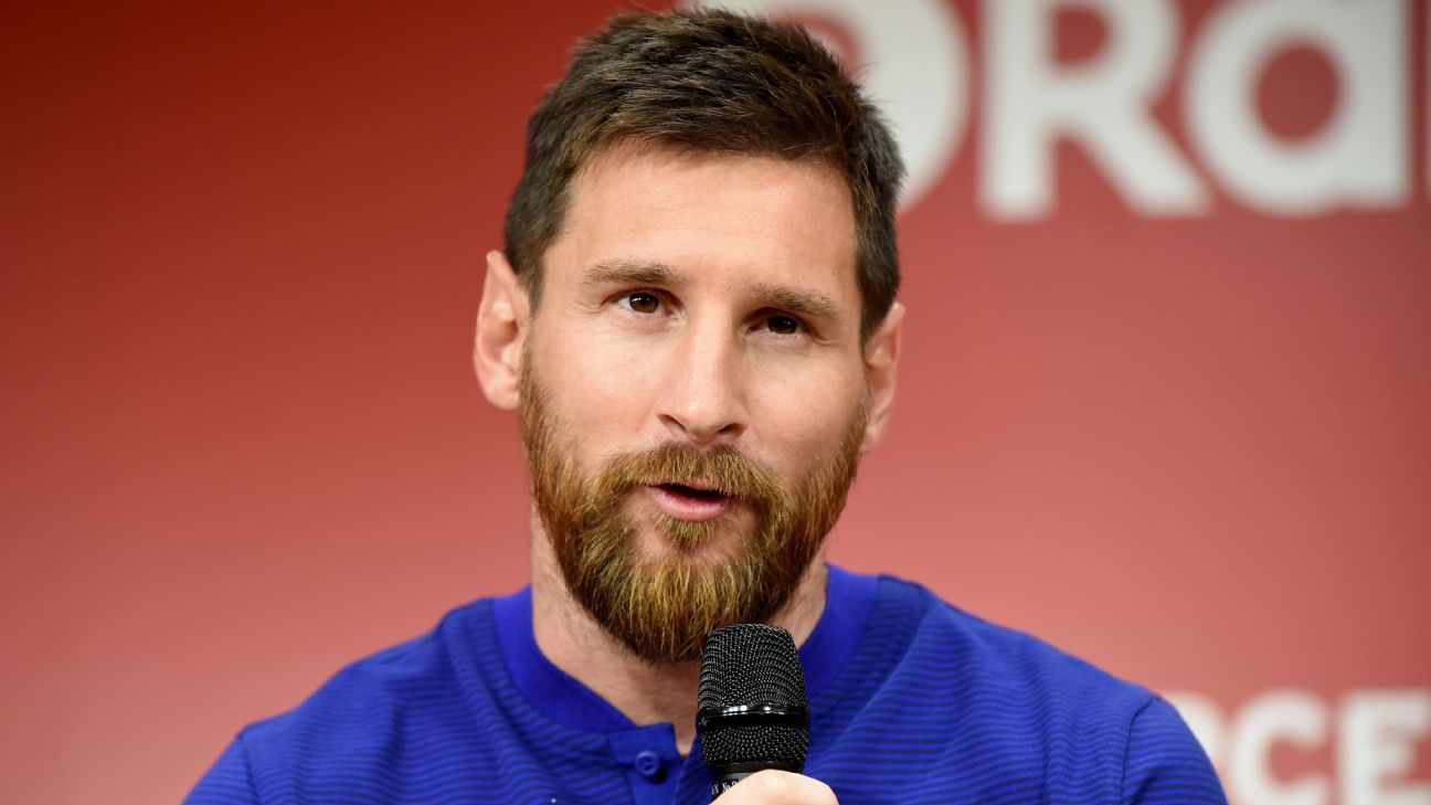 Sigue en vivo la conferencia de prensa de Messi desde el Camp Nou - ESPN