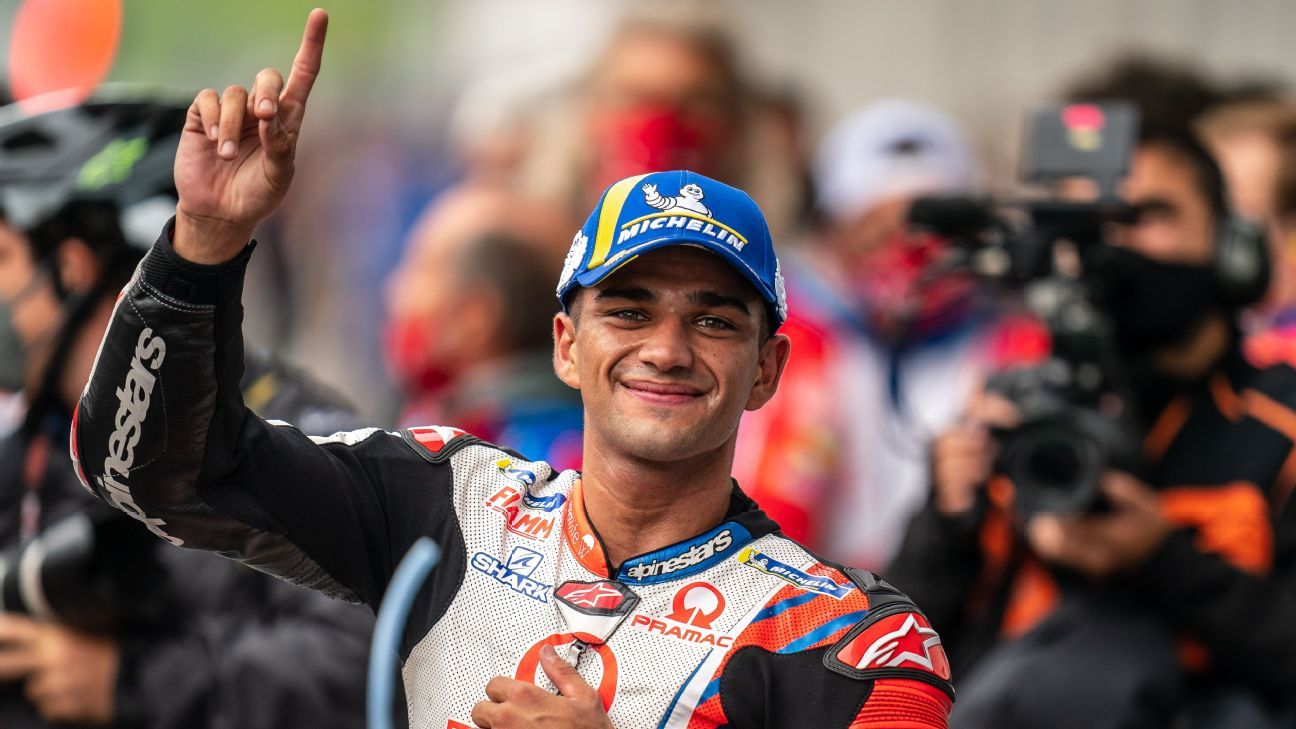 Rookie Jorge Martin claims first premier class win in 6th MotoGP race ...