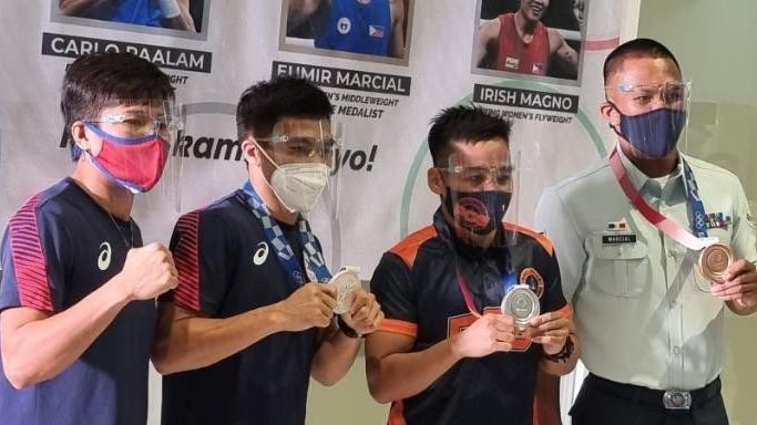 PH's Olympic boxers arrive home to warm welcome, more bonuses - ESPN