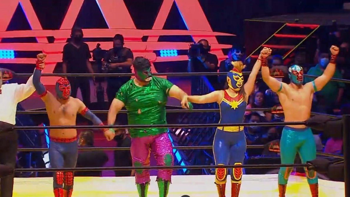 Team Leyenda Americana gana la Marvel Lucha Libre Edition de ...