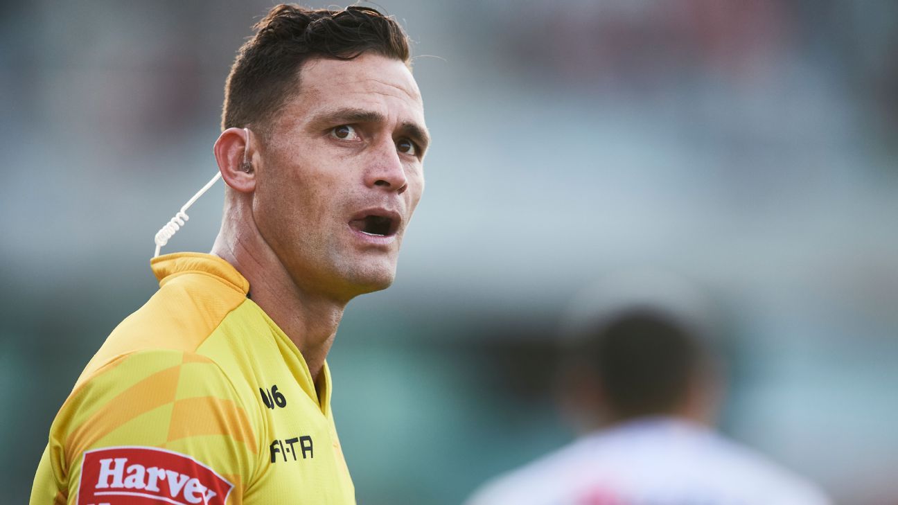 NRL official Henry Perenara stood down over bad bunker call - ESPN