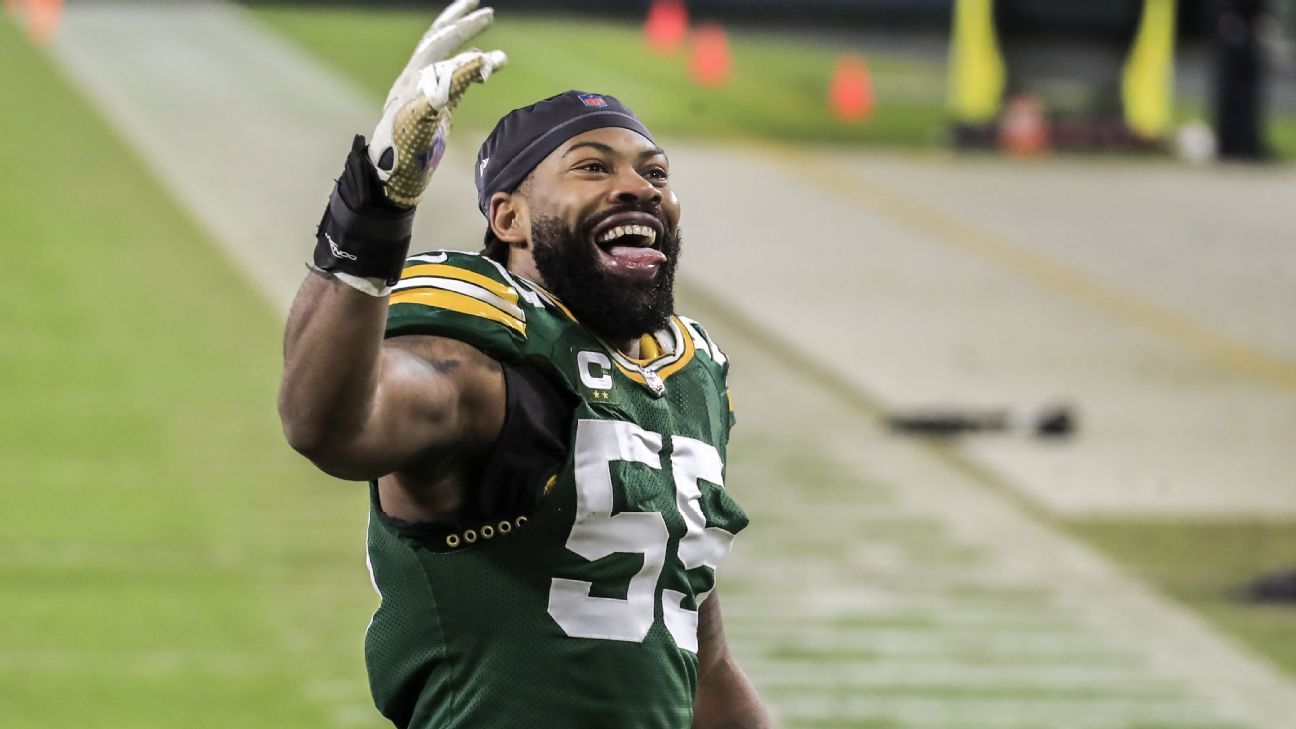 Green Bay Packers recuperan a Za'Darius Smith para prácticas - ESPN