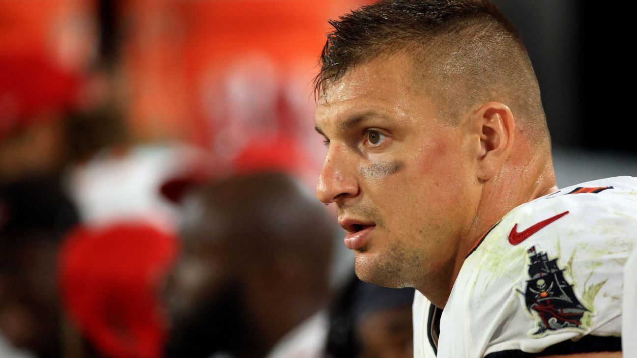 Rob Gronkowski en duda para el partido contra New England Patriots - ESPN