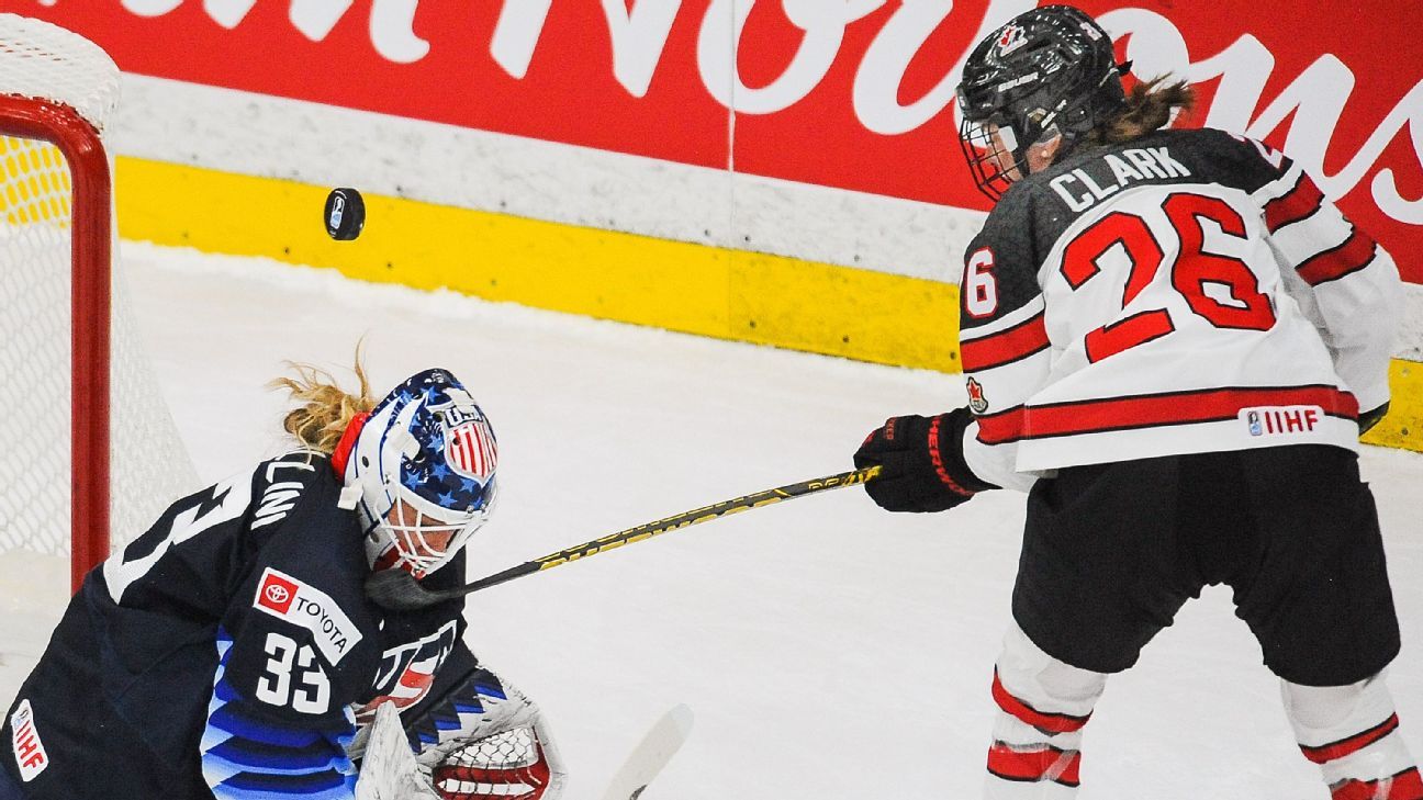 Canada women beat U.S. in Game 1 of pre-Olympic Rivalry Series - ESPN
