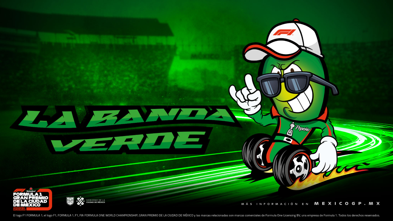 GP de la Ciudad de México presenta "La Banda Verde" y nueva mascota - ESPN