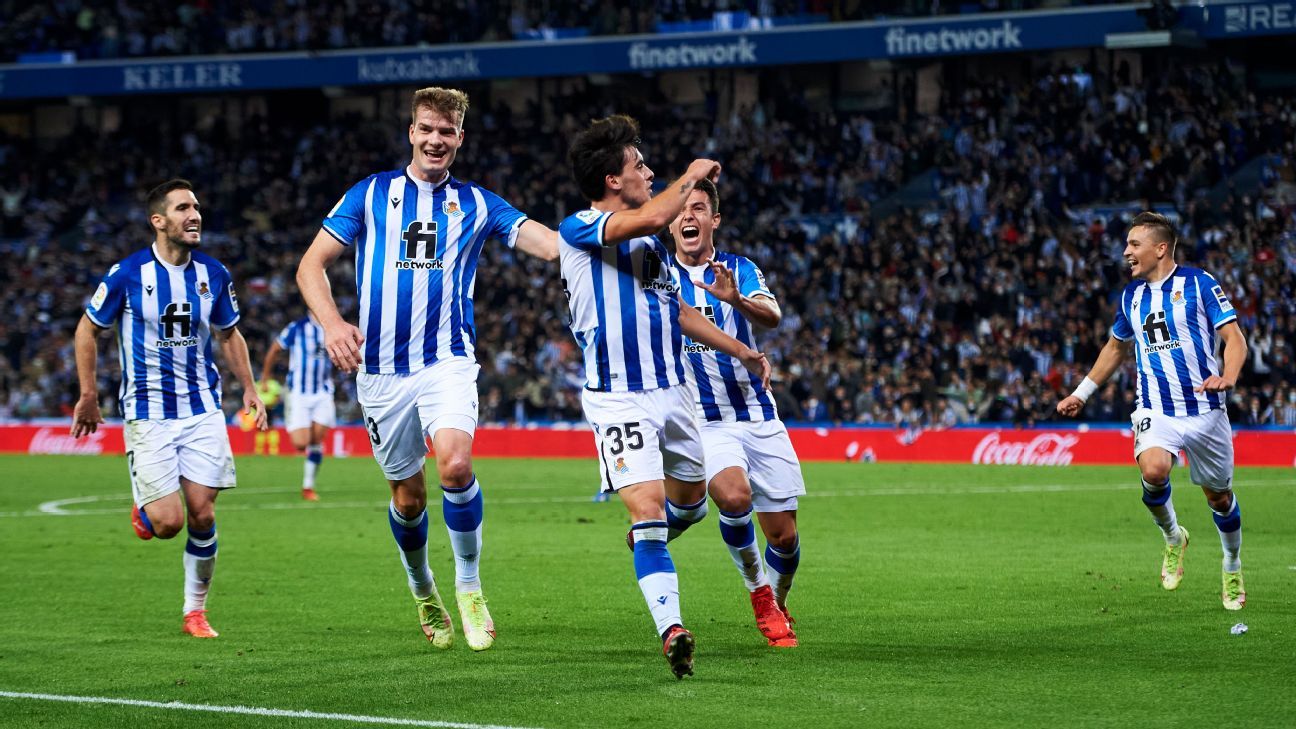 Real Sociedad are in LaLiga's title race and they're doing it by ...