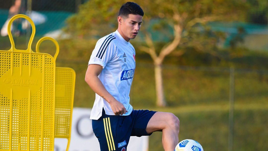 James fue el primero en llegar a la convocatoria de Rueda en Brasil: la ...