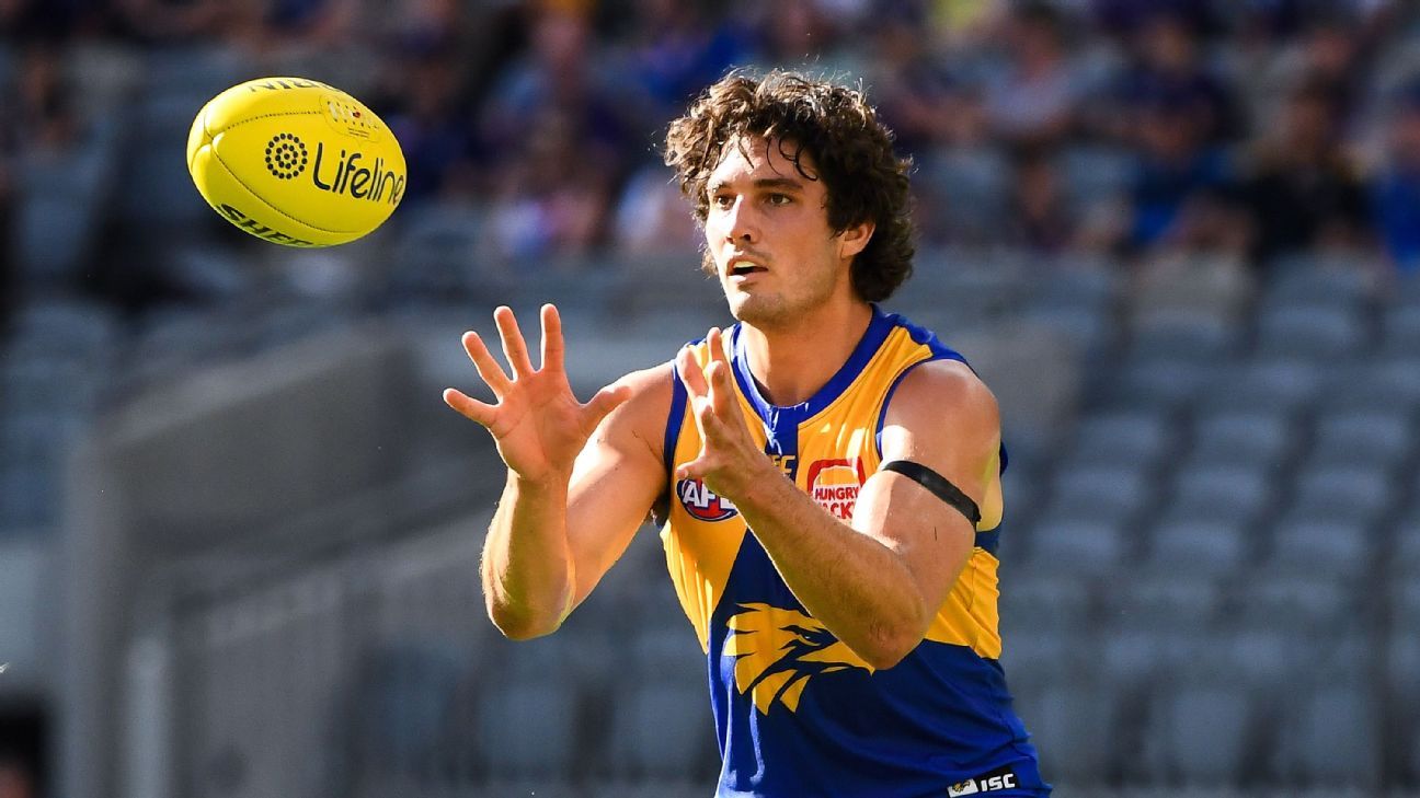 AFL West Coast Eagles re-sign Tom Barrass until 2027 - ESPN