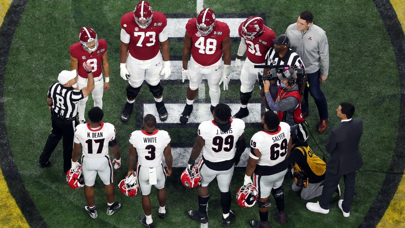 Los datos y marcas que dejó la final colegial entre Georgia y Alabama ...