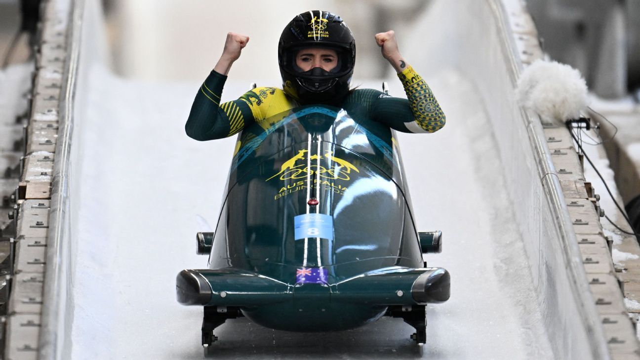 Beijing Olympics Australian Bree Walker finishes fifth in monobob - ESPN
