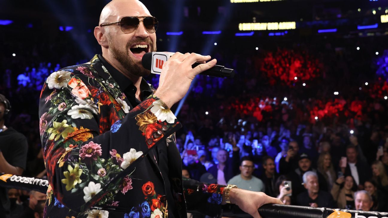 Tyson Fury manda mensagem de apoio para protagonista do UFC Londres - ESPN