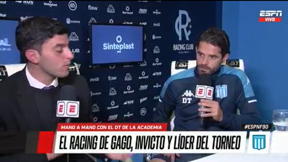 Fernando Gago: "Racing está para competir, no hay que pensar más ...