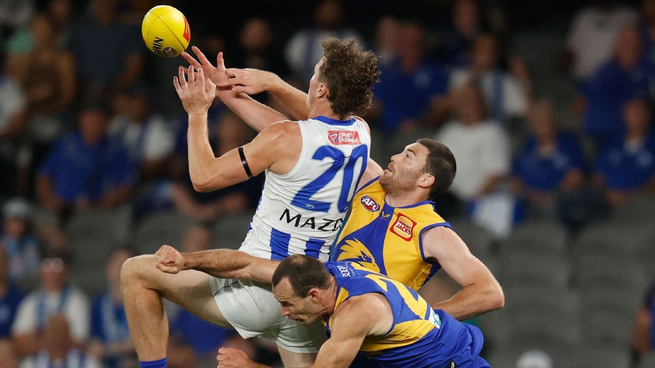 AFL North win AFL scrap over virus-hit Eagles - ESPN