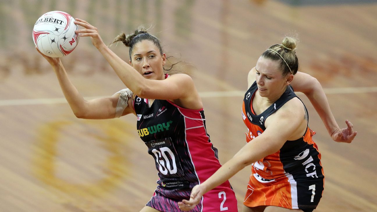 Super Netball Thunderbirds defeat brave, COVID-hit Giants