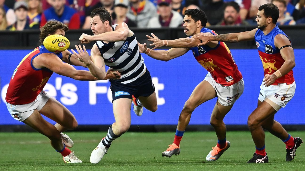 Cats extend home AFL dominance over Lions - ESPN