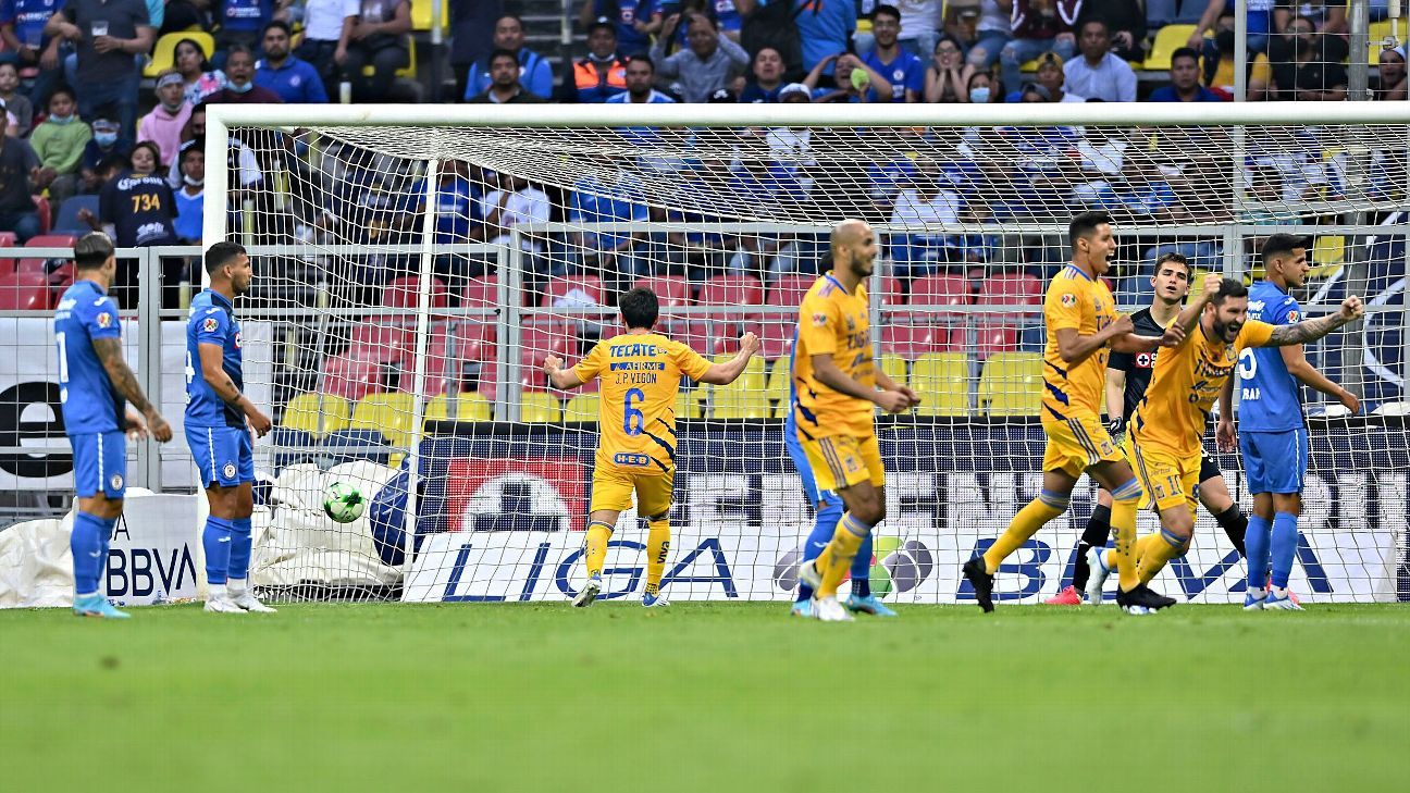 Cruz Azul vs. Tigres UANL - Reporte del Partido - 12 mayo, 2022 - ESPN
