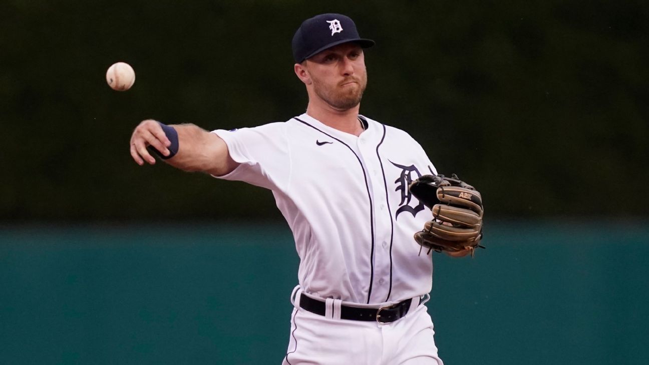 Tigers debuta al segunda base Kody Clemens, hijo del ex lanzador ...