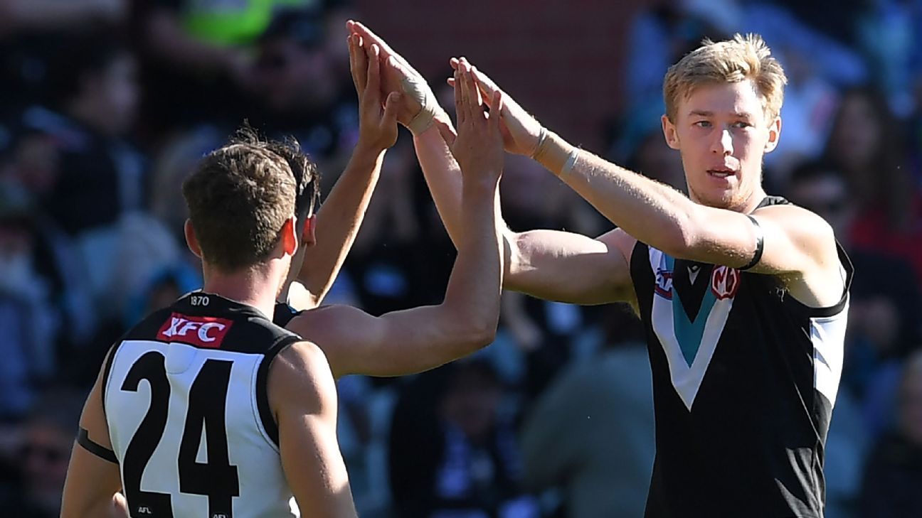 AFL Port Adelaide Power shock Sydney Swans to keep finals hopes alive ...