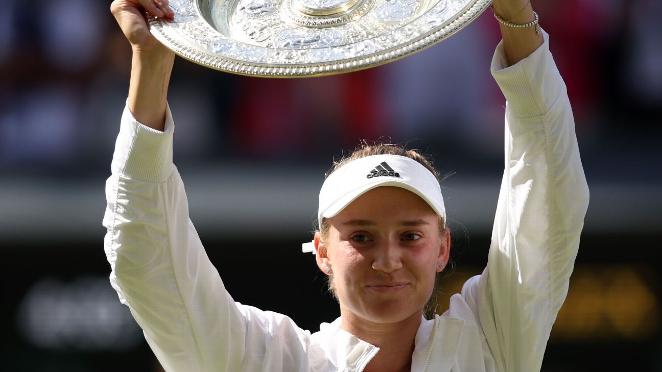 Elena Rybakina gana el título de Wimbledon tras vencer 3-6, 6-2, 6-2 a ...