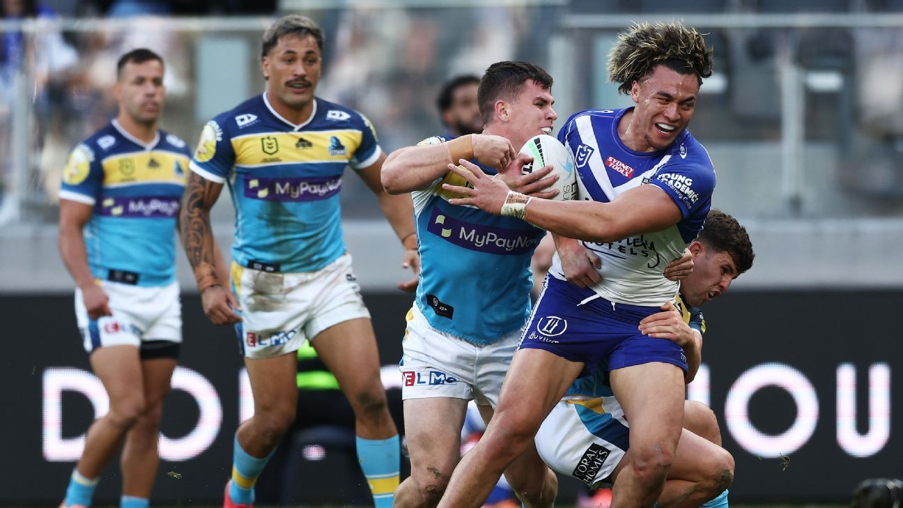 Dogs down Titans in high-scoring NRL clash - ESPN