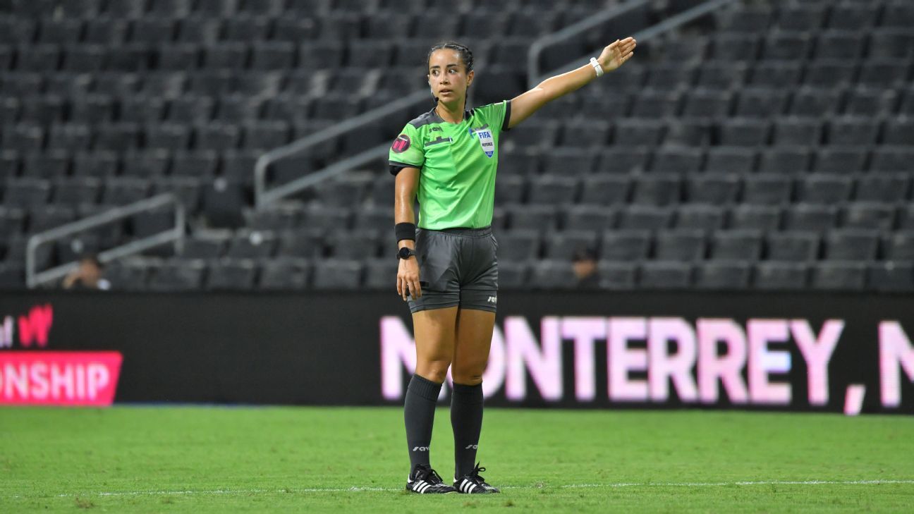 Katia Itzel García Mendoza, primera mujer árbitro en dirigir un partido de Liga de Expansión - ESPN
