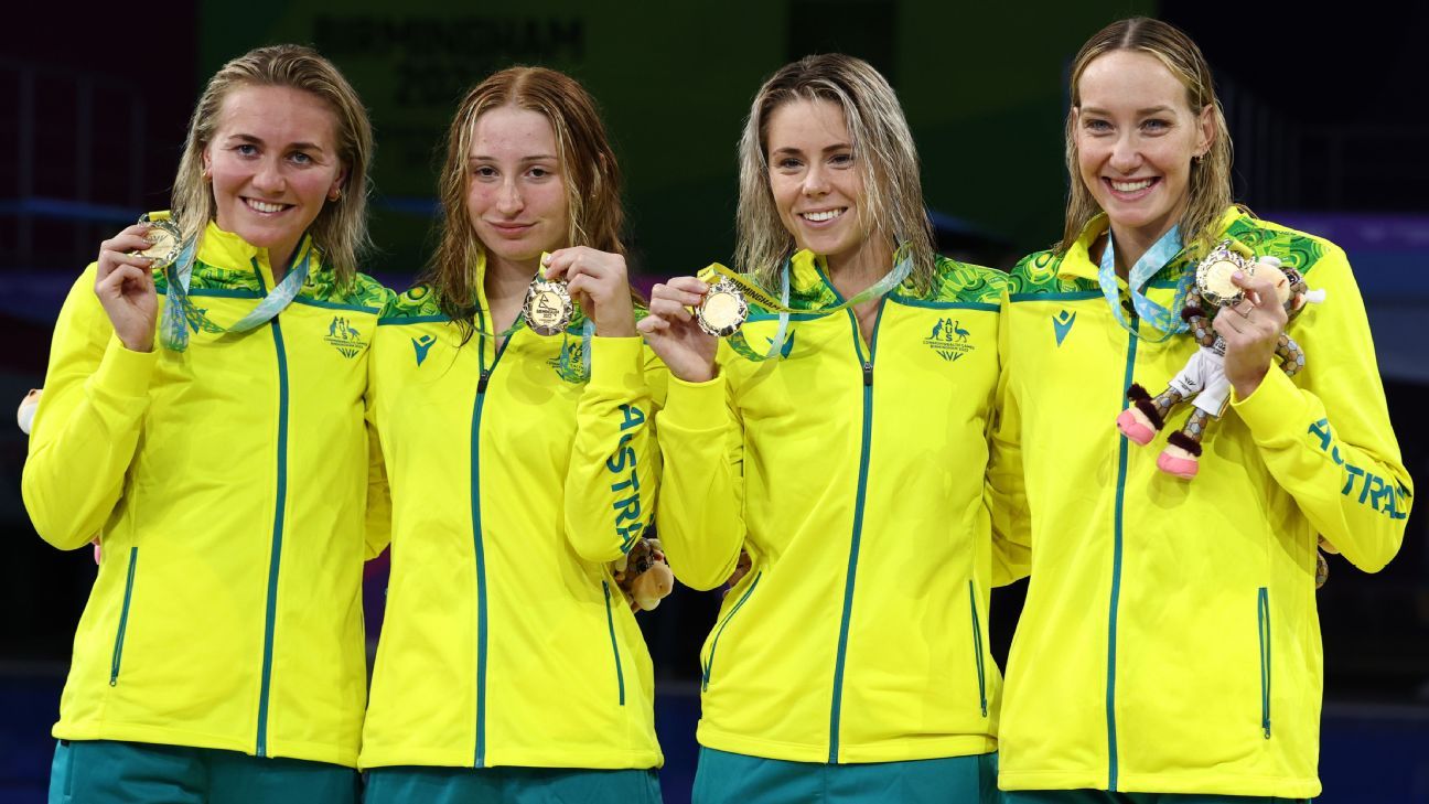 Commonwealth Games Australian women break relay world record McKeon ...