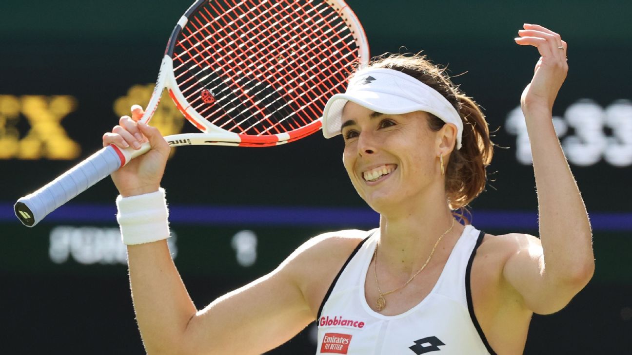 Alizé Cornet batió un gran récord en el US Open - ESPN