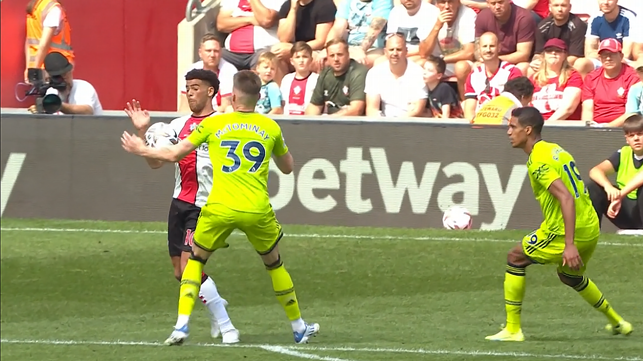 The VAR Review: McTominay handball, Haaland red card, disallowed Palace ...