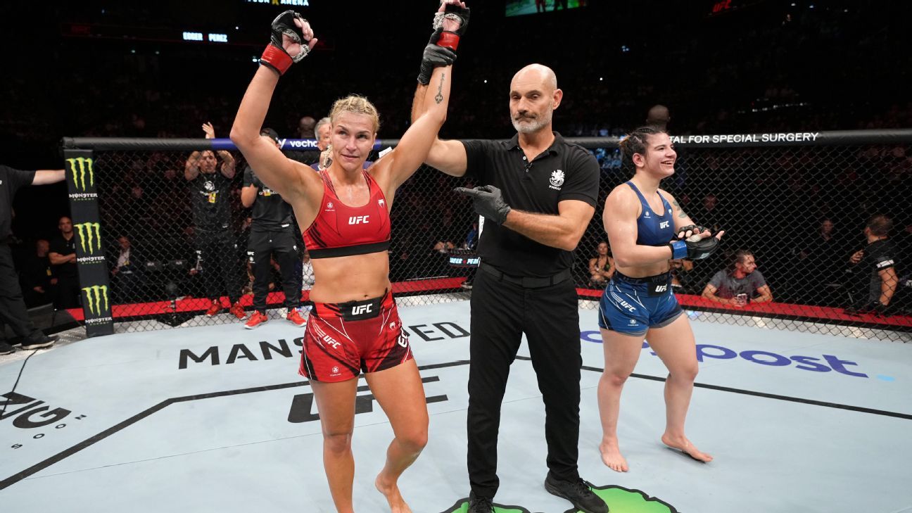 Stephanie Egger faz história e vence a primeira luta do UFC na França ...