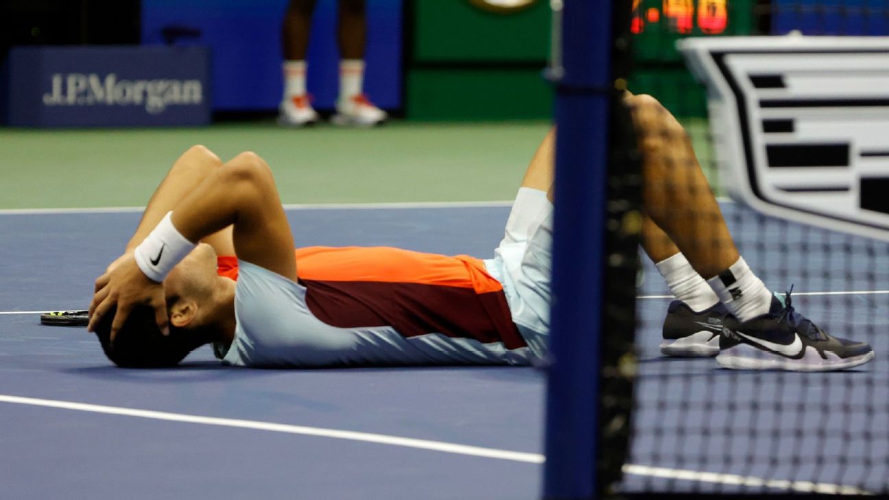 Alcaraz necesitó cinco sets ante Cilic para llegar a cuartos de final ...