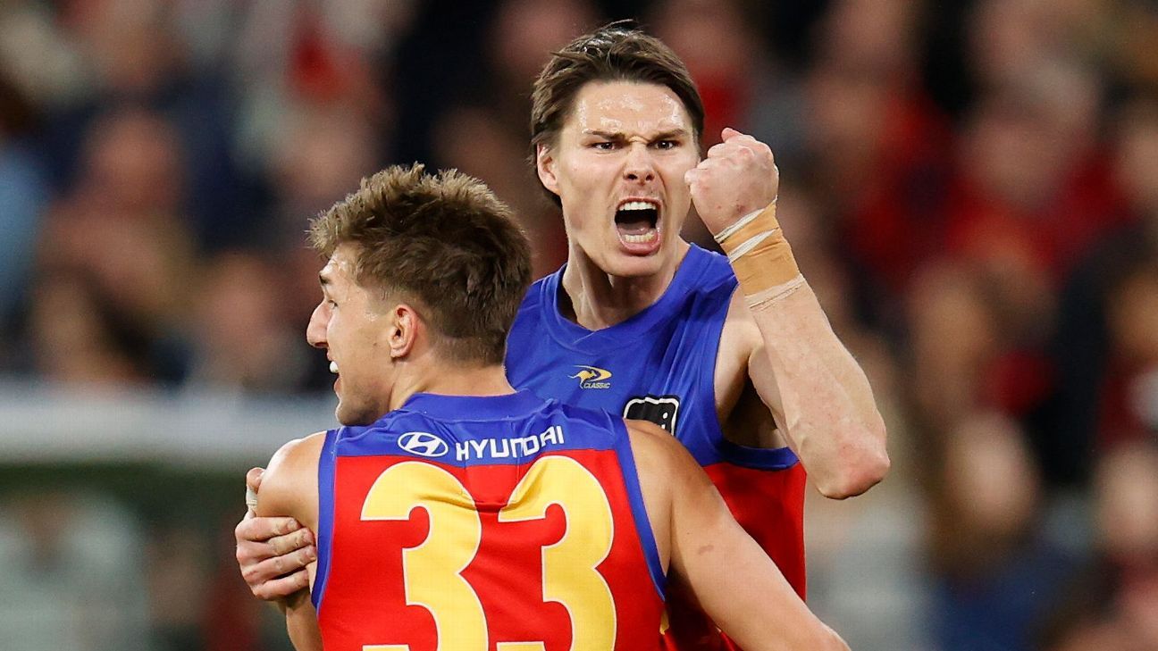 AFL Brisbane Lion Eric Hipwood signs on until 2029 - ESPN