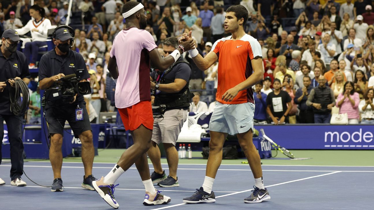US Open 2022 - Carlos Alcaraz's semifinal victory over Frances Tiafoe sparks reactions on ...