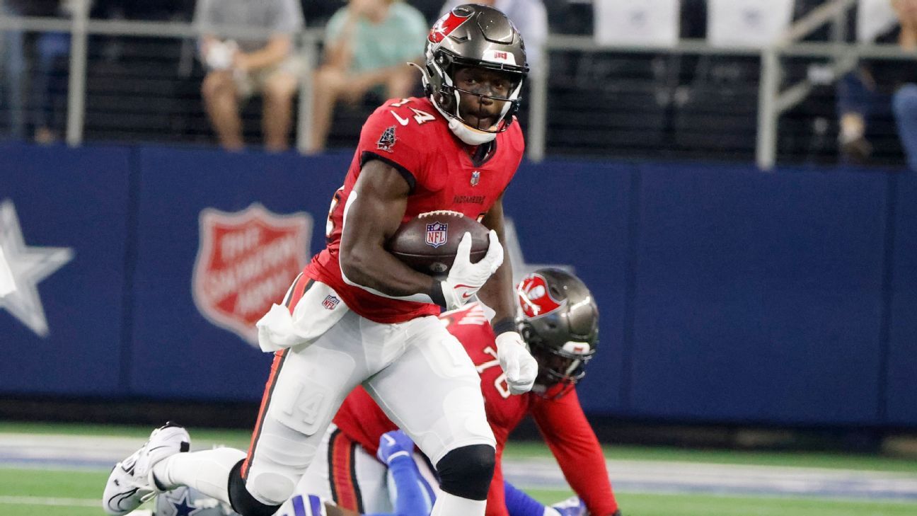 Chris Godwin no jugará con Buccaneers en Semana 2; Donovan Smith en ...